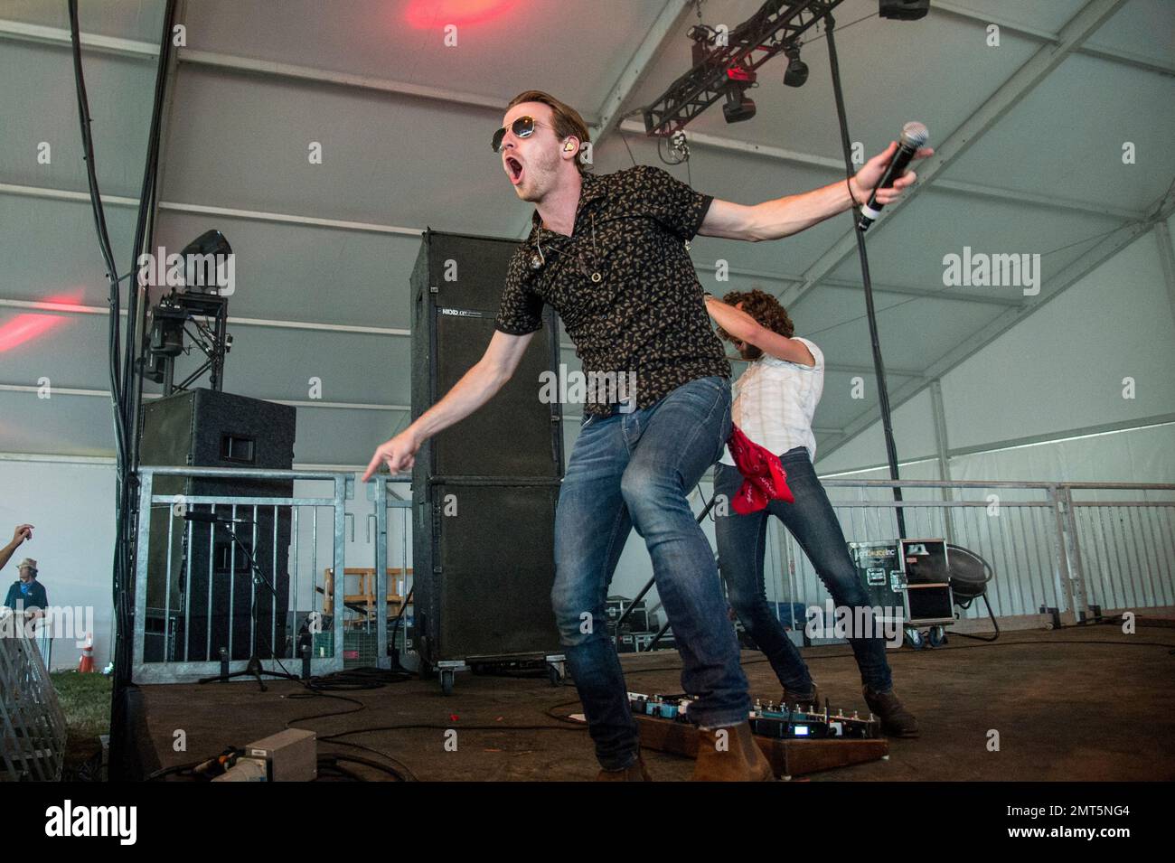 Brandon Lancaster of LANco performs at the Faster Horses Music Festival ...