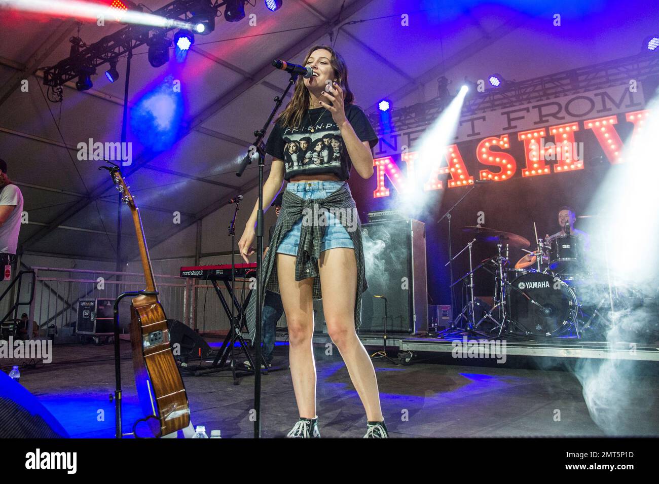 Bailey Bryan performs at the Faster Horses Music Festival in the ...