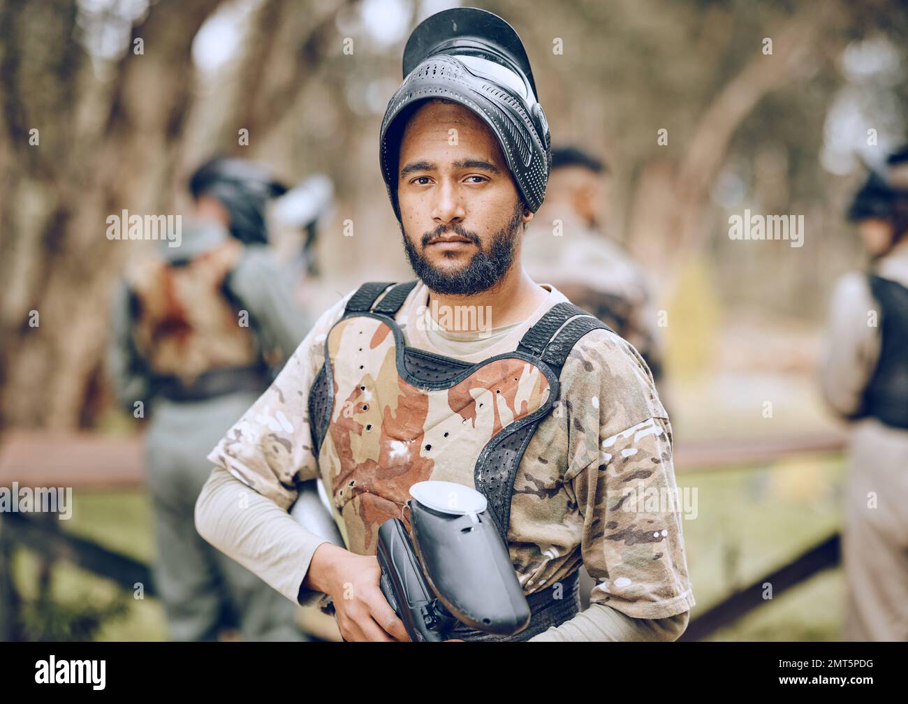 Paintball game arena player hi-res stock photography and images - Alamy