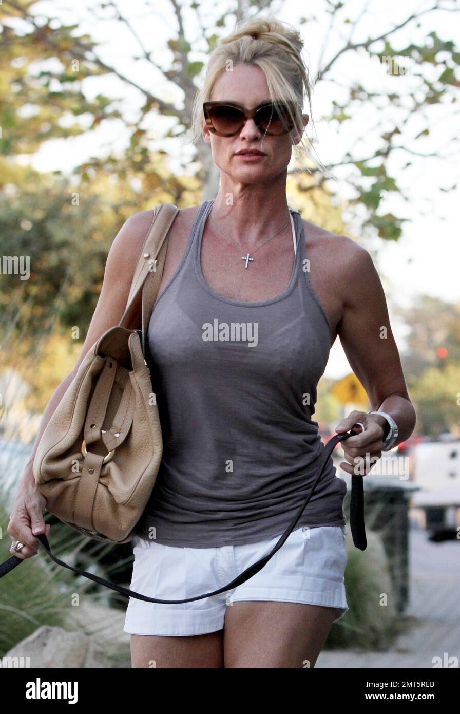 Former 'Desperate Housewives' star Nicollette Sheridan was spotted ...