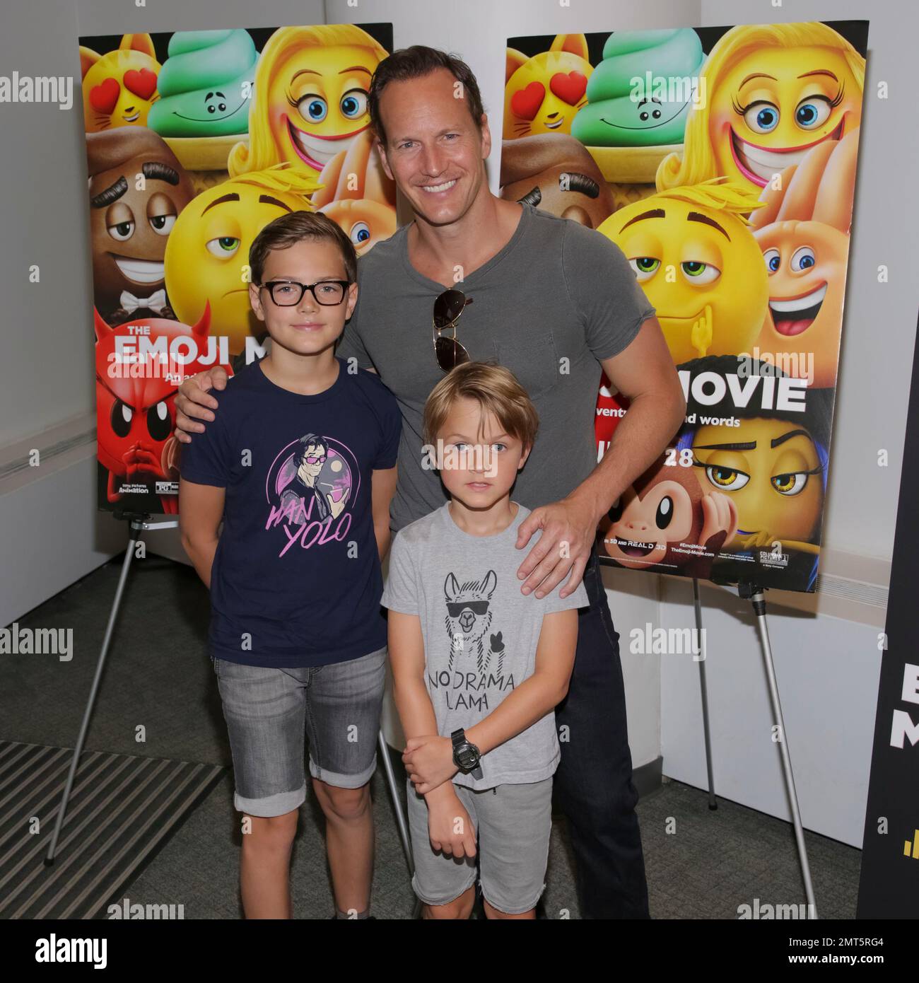 Kalin Patrick Wilson, from left, actor Patrick Wilson and Kassian ...