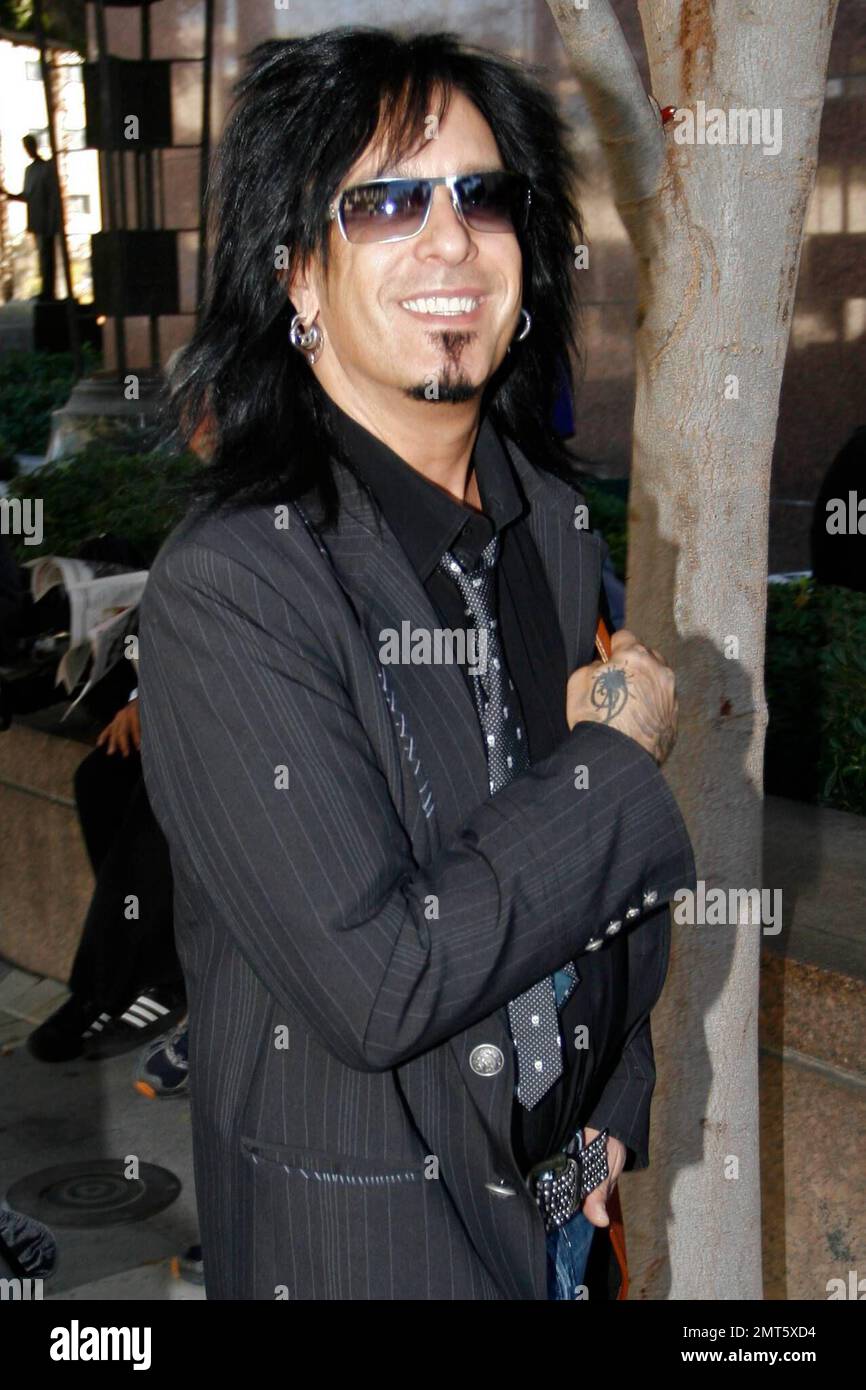 Motley Crue's Nikki Sixx was at the Los Angeles Superior Court today to ...
