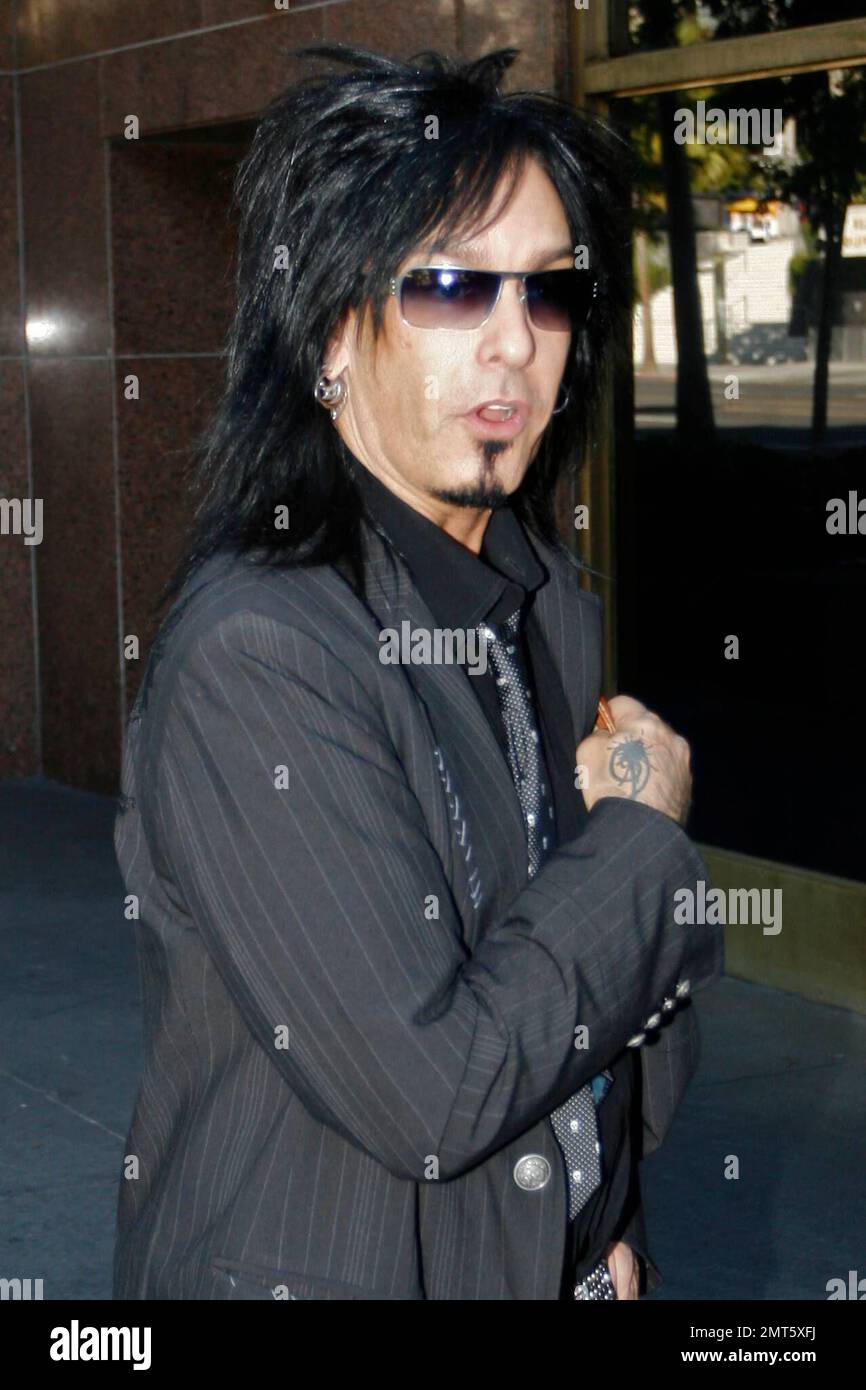 Motley Crue's Nikki Sixx was at the Los Angeles Superior Court today to ...
