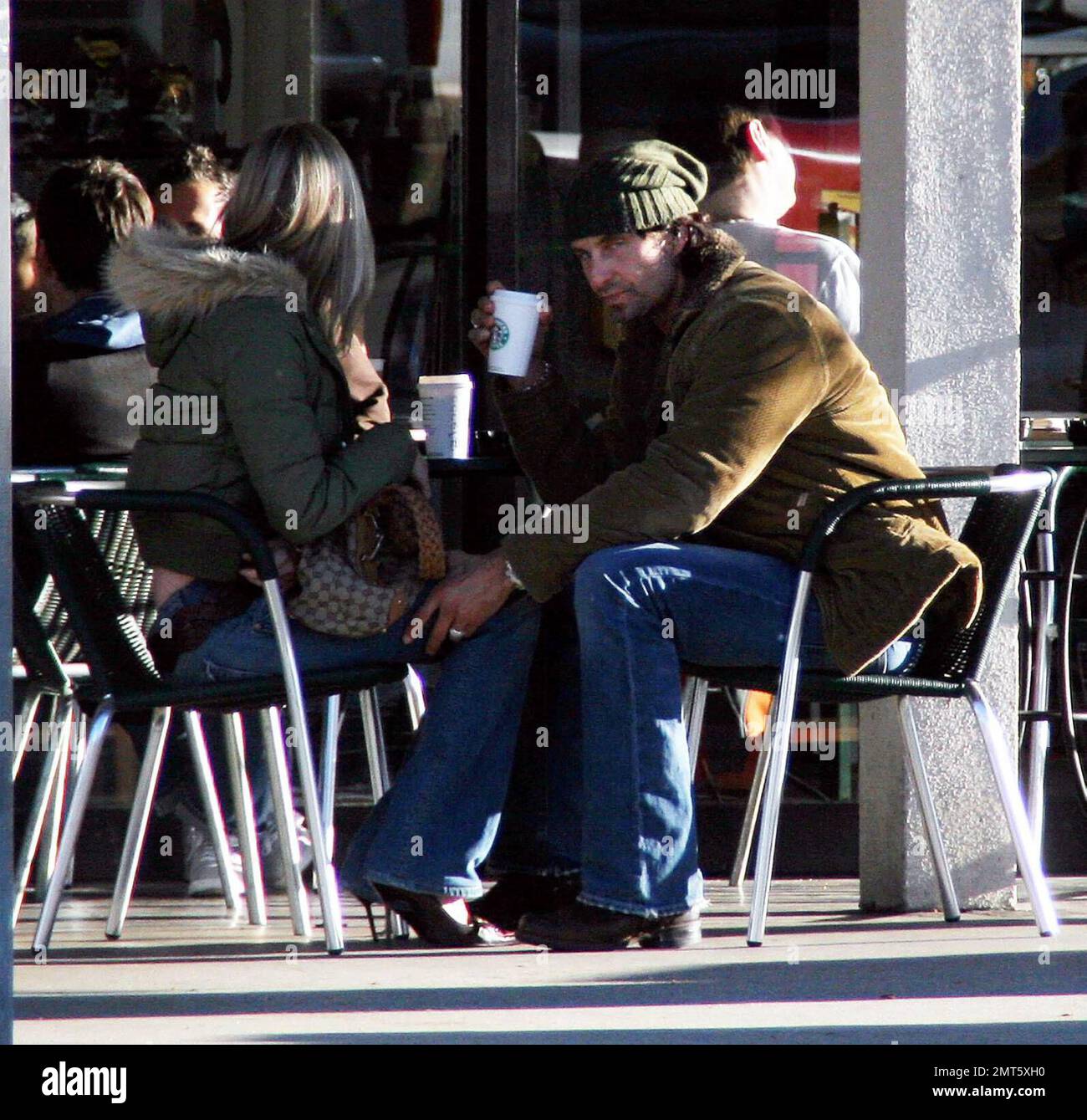 Niklas Soderblom and his girlfriend get cozy over a cup of coffee and ...