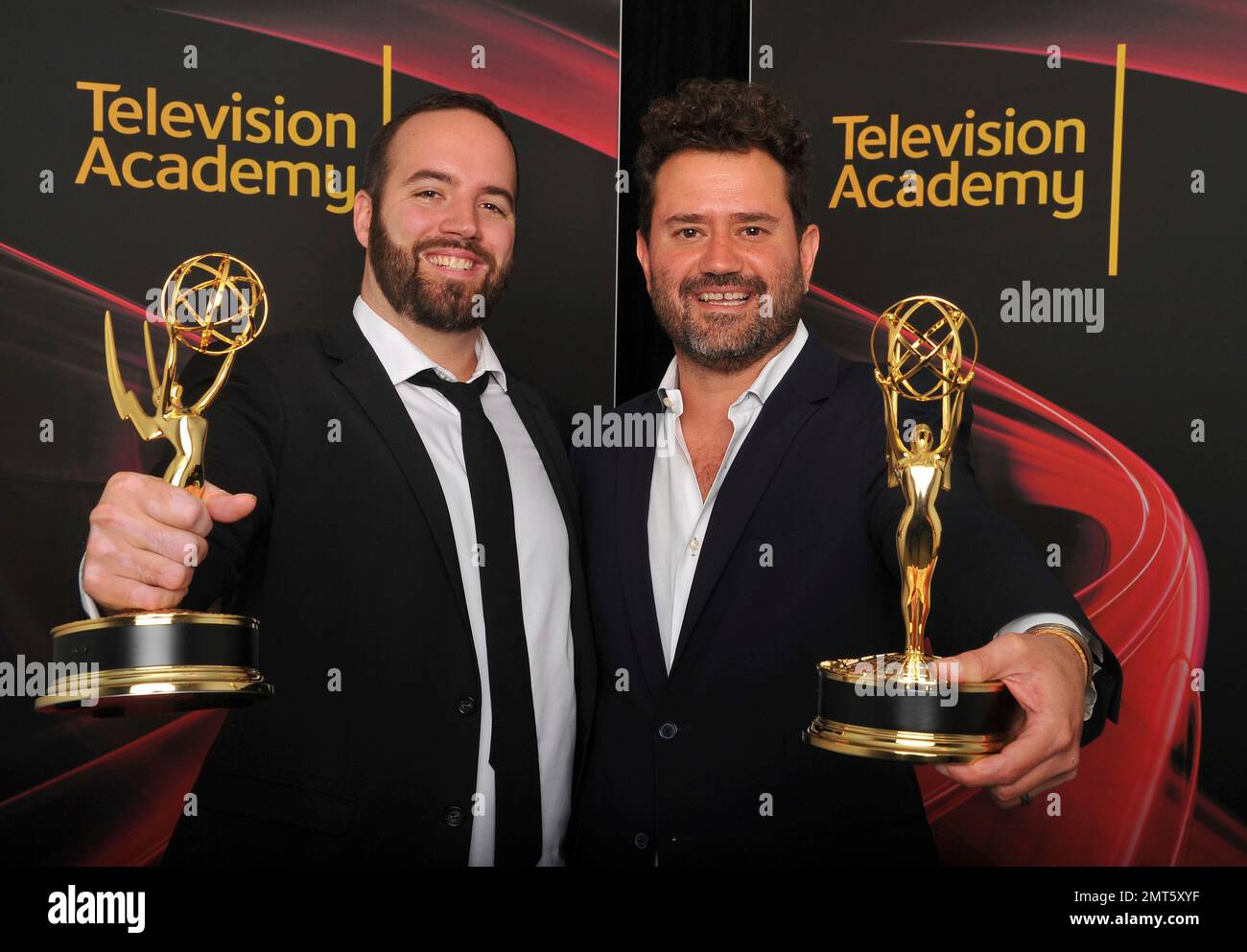 EXCLUSIVE - Matthew Crotty, left, and Juan Devis pose for a portrait ...