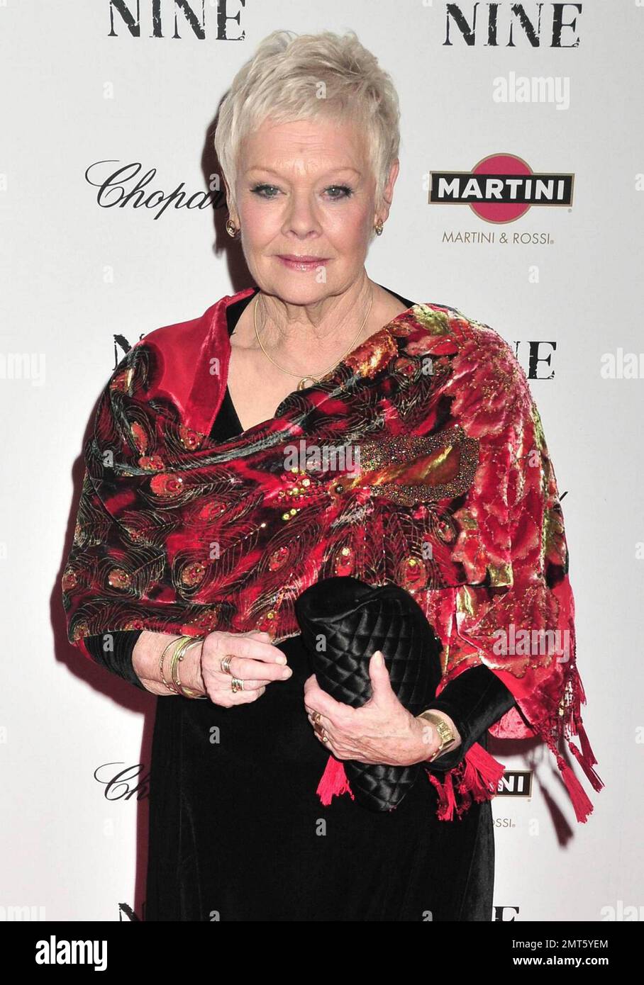 Dame Judy Dench at the premiere of Nine held at the Ziegfeld Theatre in ...