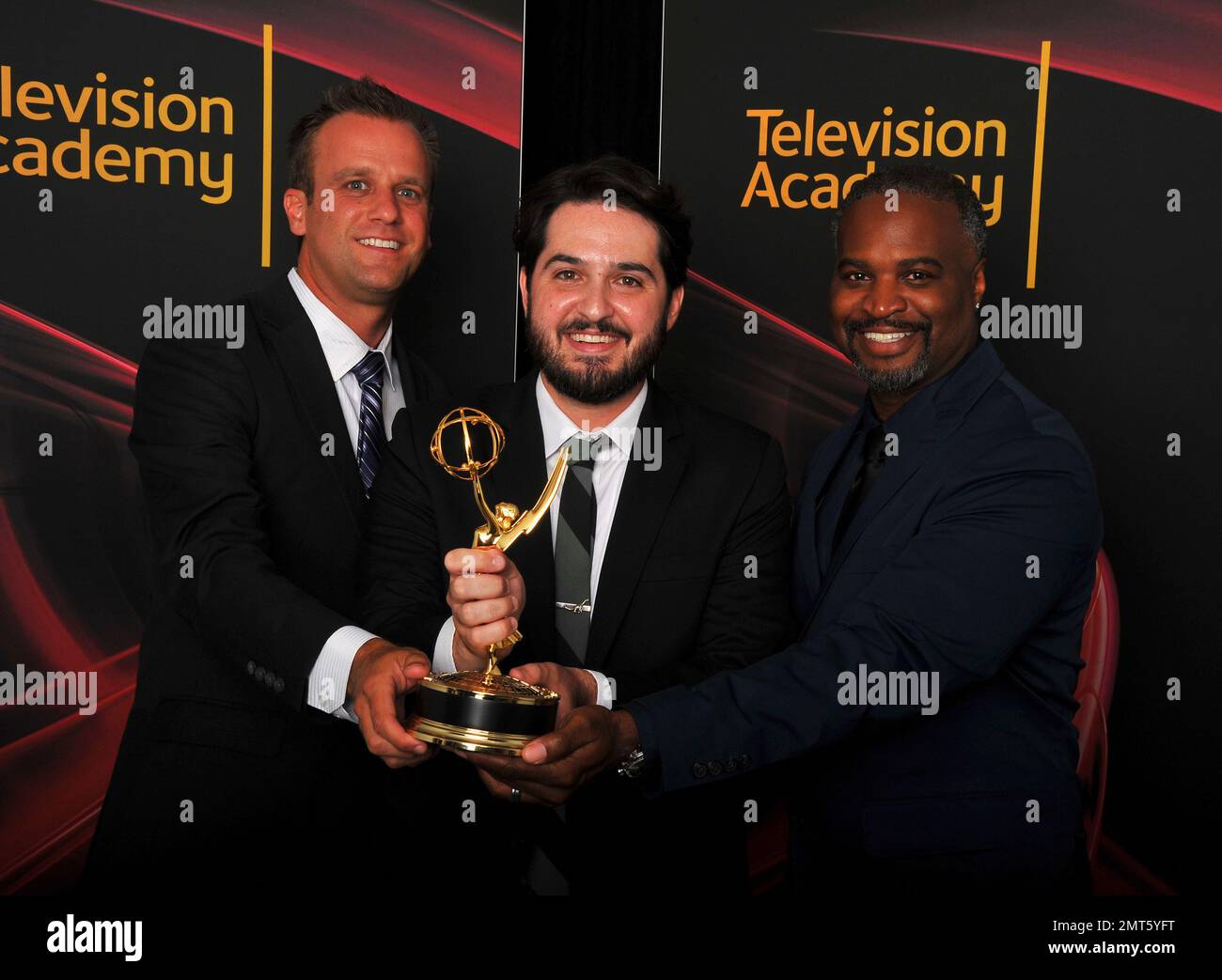 EXCLUSIVE - Brian Decloux, from left, Jesse Aron, and Michael Koger ...