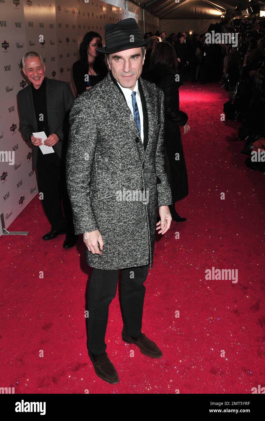 Daniel Day Lewis at the premiere of Nine held at the Ziegfeld Theatre ...