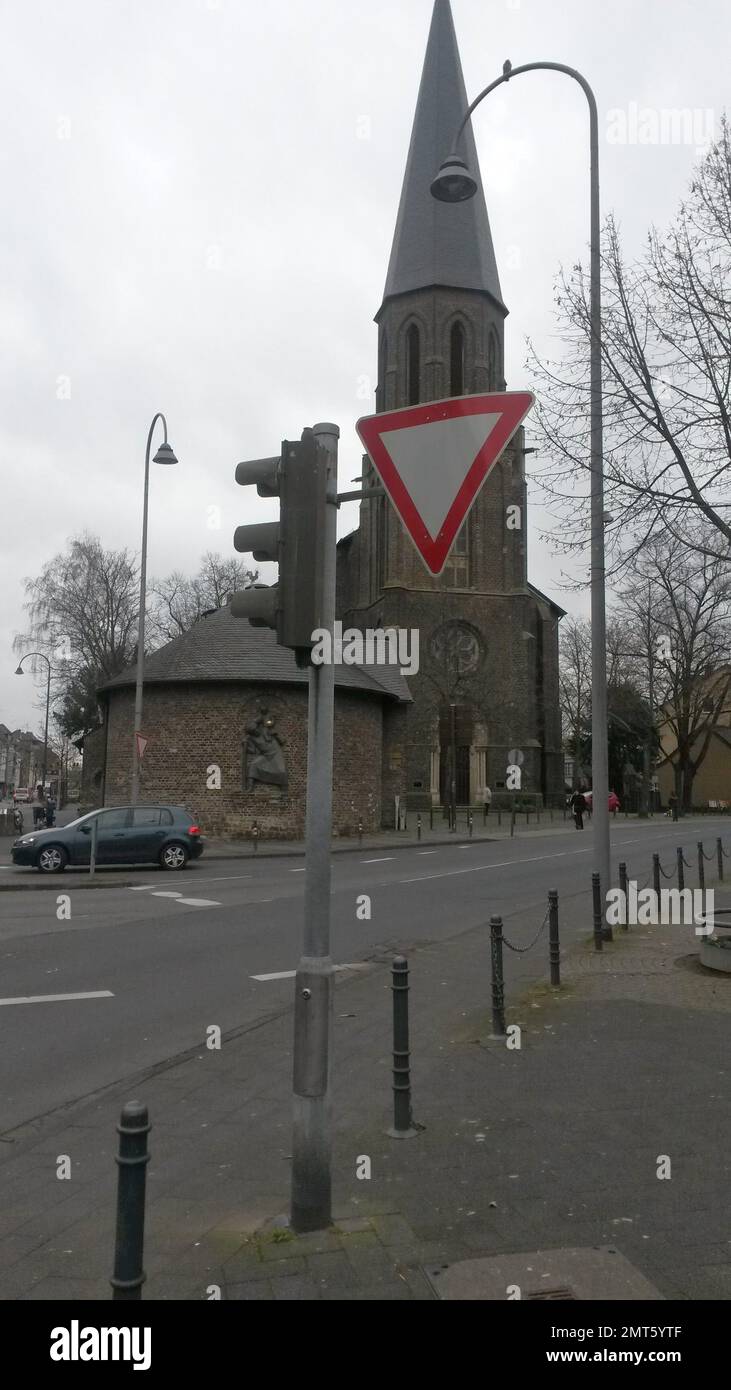 the church on the corner Stock Photo - Alamy