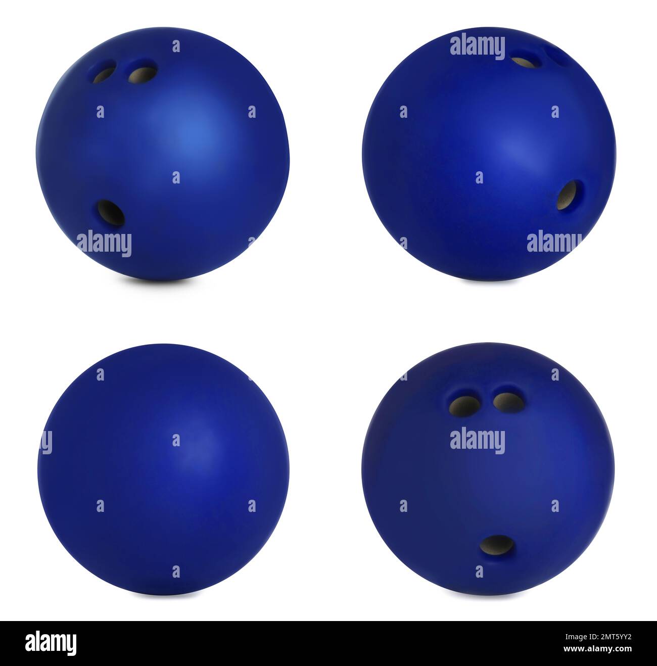 Set of bright bowling balls on white background Stock Photo - Alamy