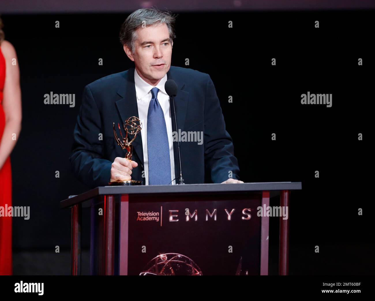 EXCLUSIVE - Kevin Hanlon from PBS SoCal accepts the Emmy for culture ...