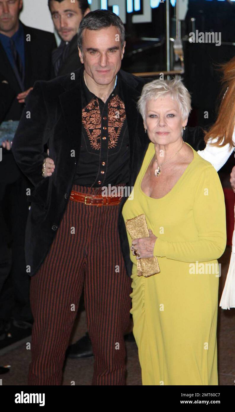 Daniel Day Lewis and Dame Judi Dench at the UK premiere of "Nine" at ...