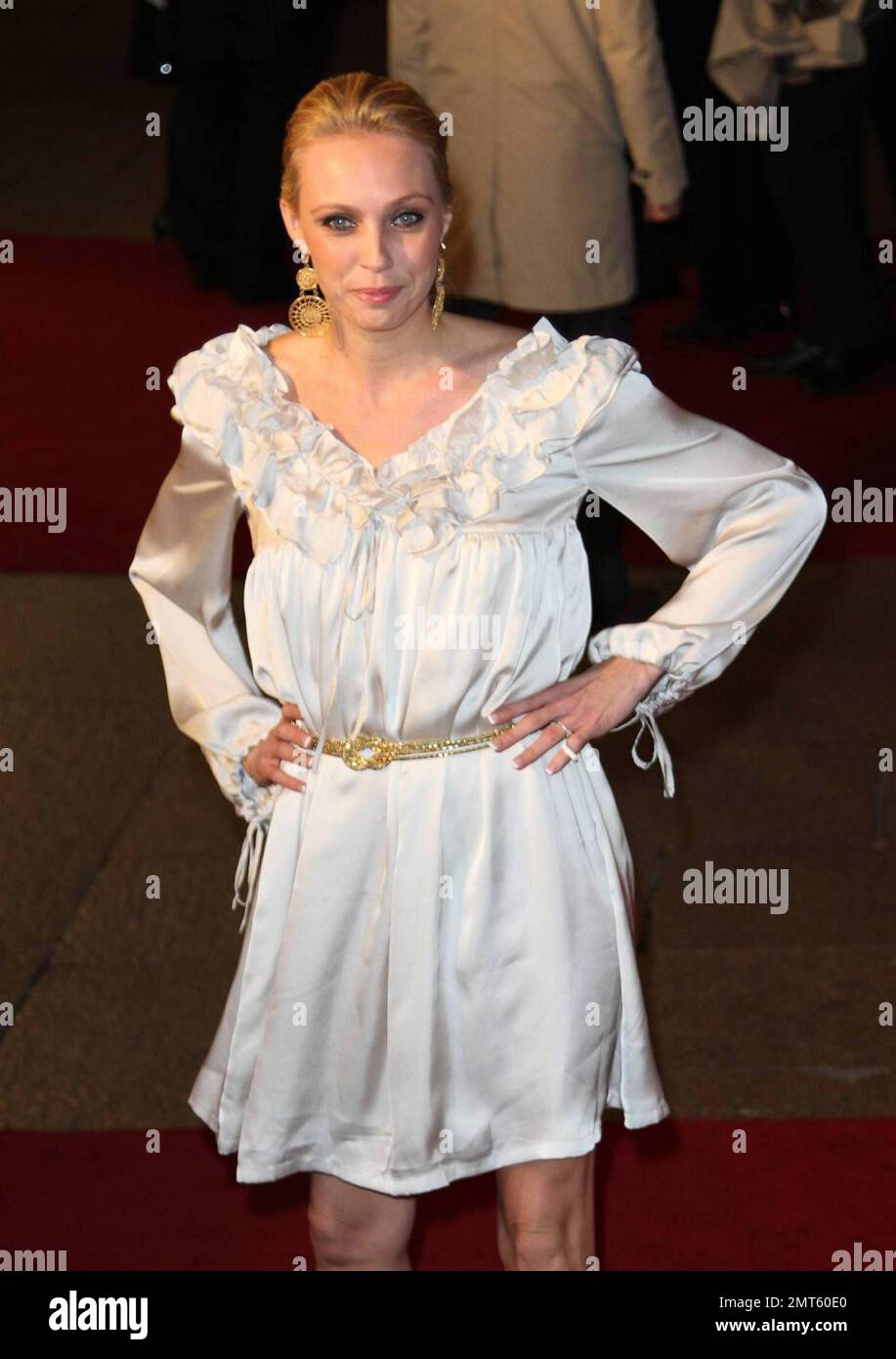 Camilla Dallerup at the UK premiere of "Nine" at the Odeon Leicester ...