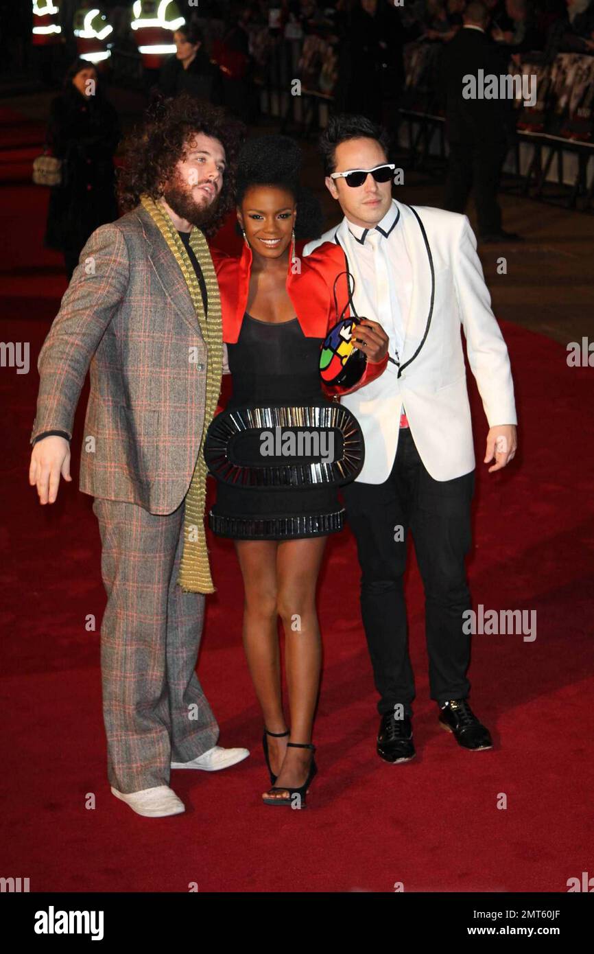 The Noisettes, Shingai Shoniwa, Dan Smith and Jamie Morrison at the UK ...