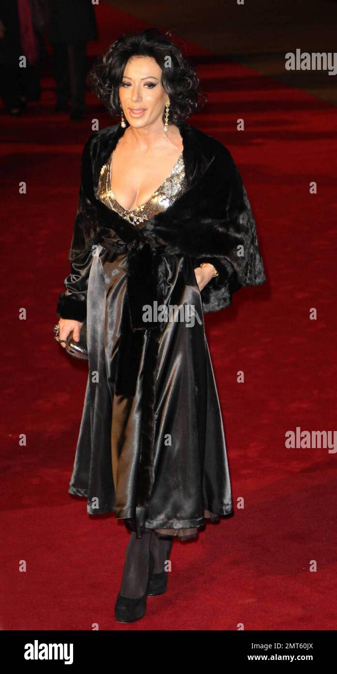 Nancy Dell' Olio at the UK premiere of "Nine" at the Odeon Leicester ...