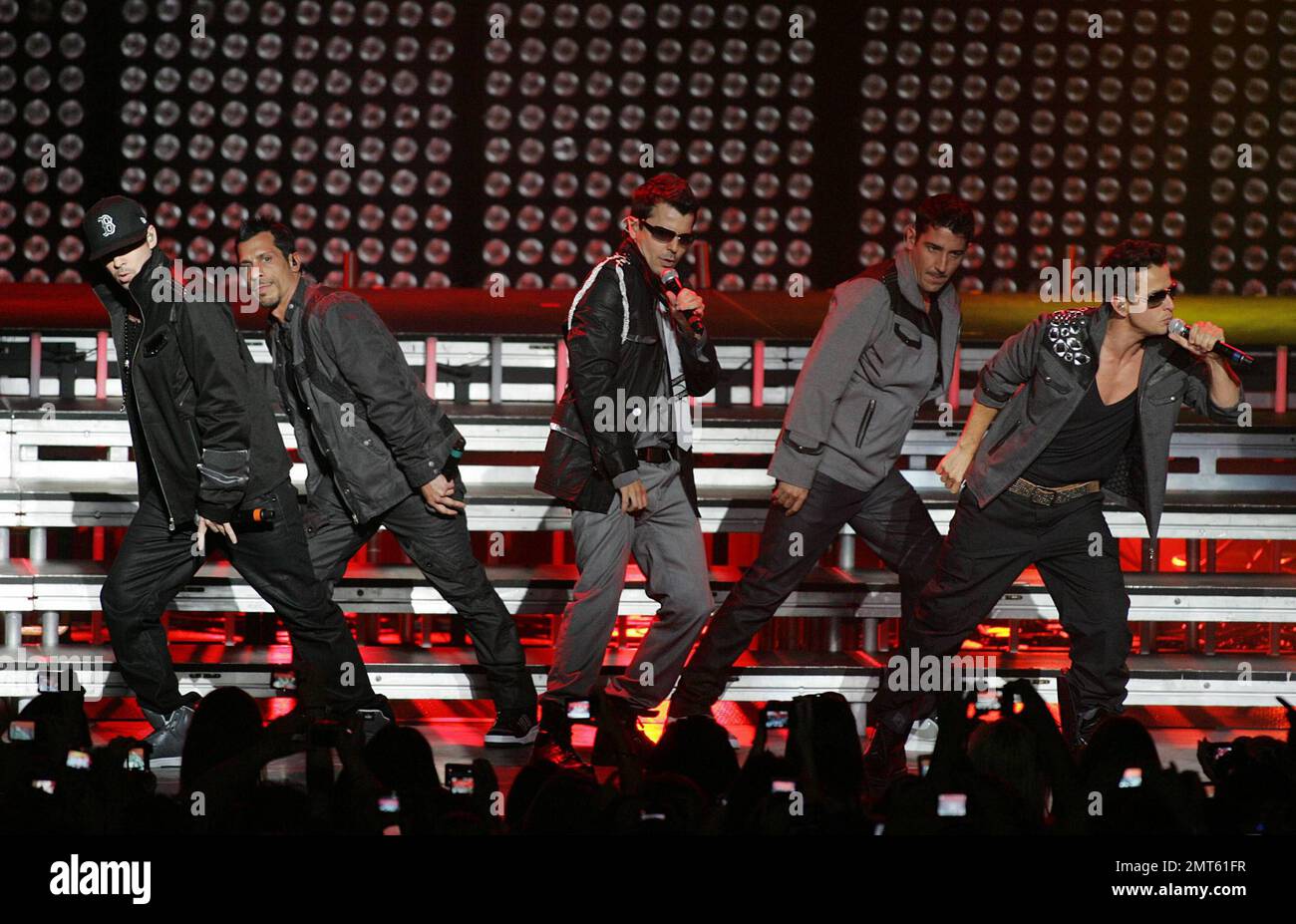 NKOTB (New Kids On the Block) perform live in concert at the FIlmore ...