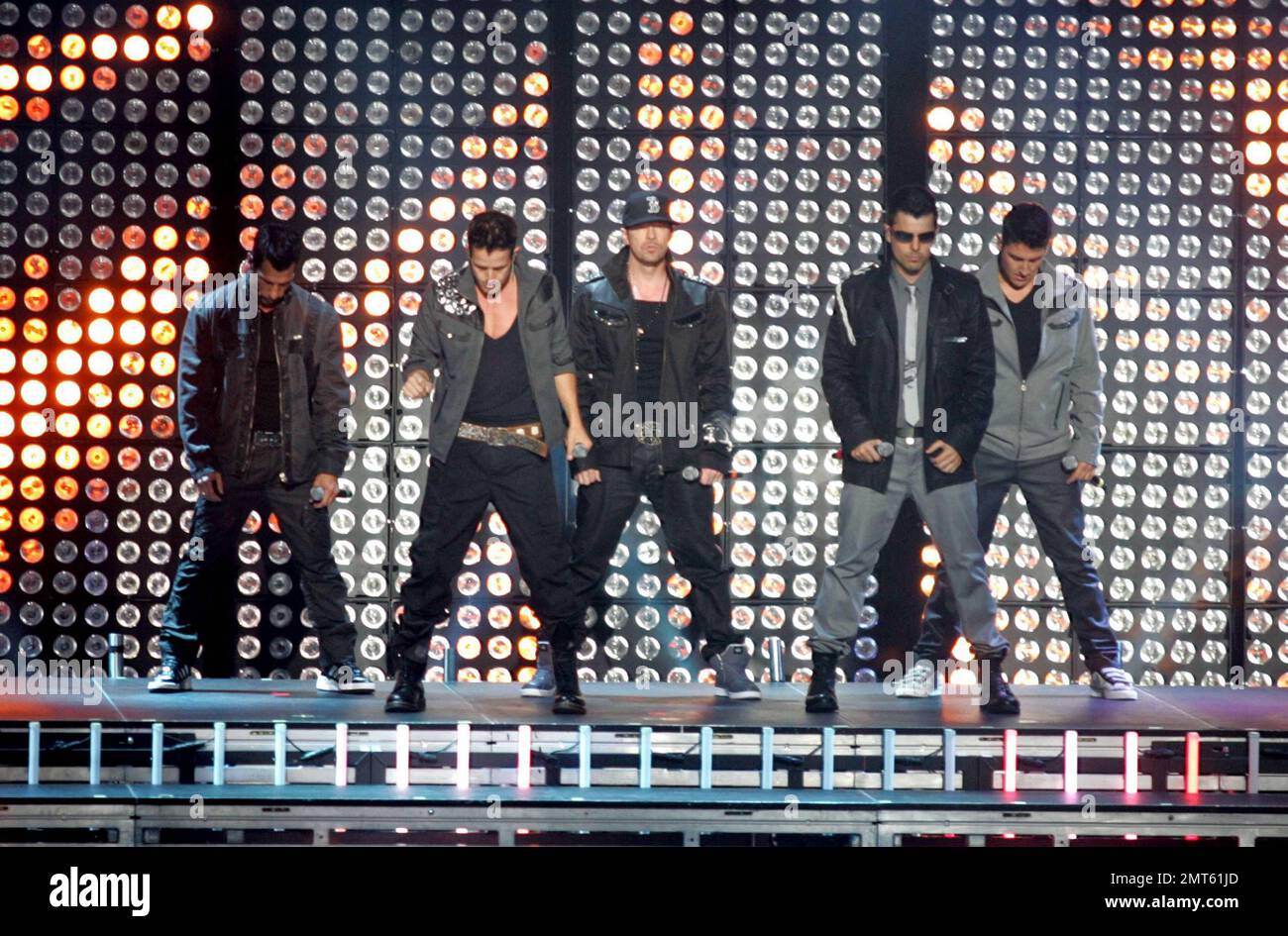 NKOTB (New Kids On the Block) perform live in concert at the FIlmore ...