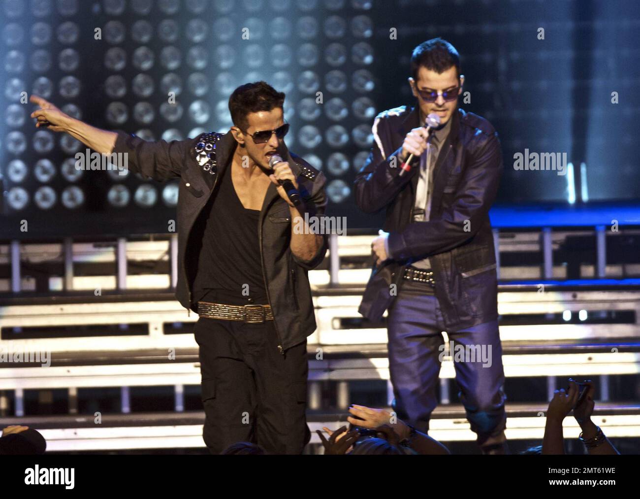 Boy band New Kids on the Block performs live at Radio City Music Hall ...