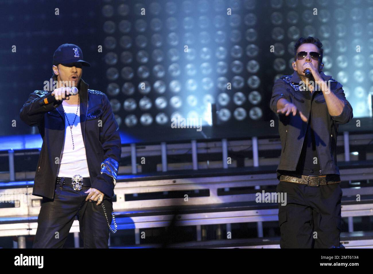 Boy band New Kids on the Block performs live at Radio City Music Hall ...