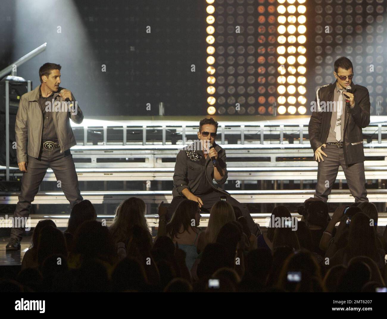 Boy band New Kids on the Block performs live at Radio City Music Hall ...