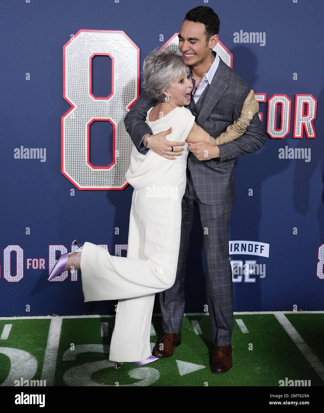 Los Angeles, USA. 31st Jan, 2023. (L-R) Rita Moreno and grandson Justin ...