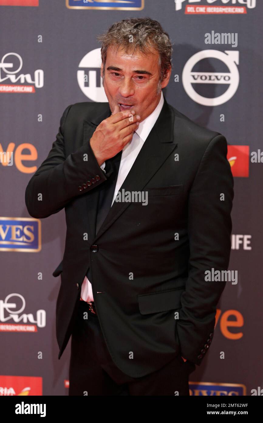 Spanish actor Eduard Fernandez poses for photographers on the red ...