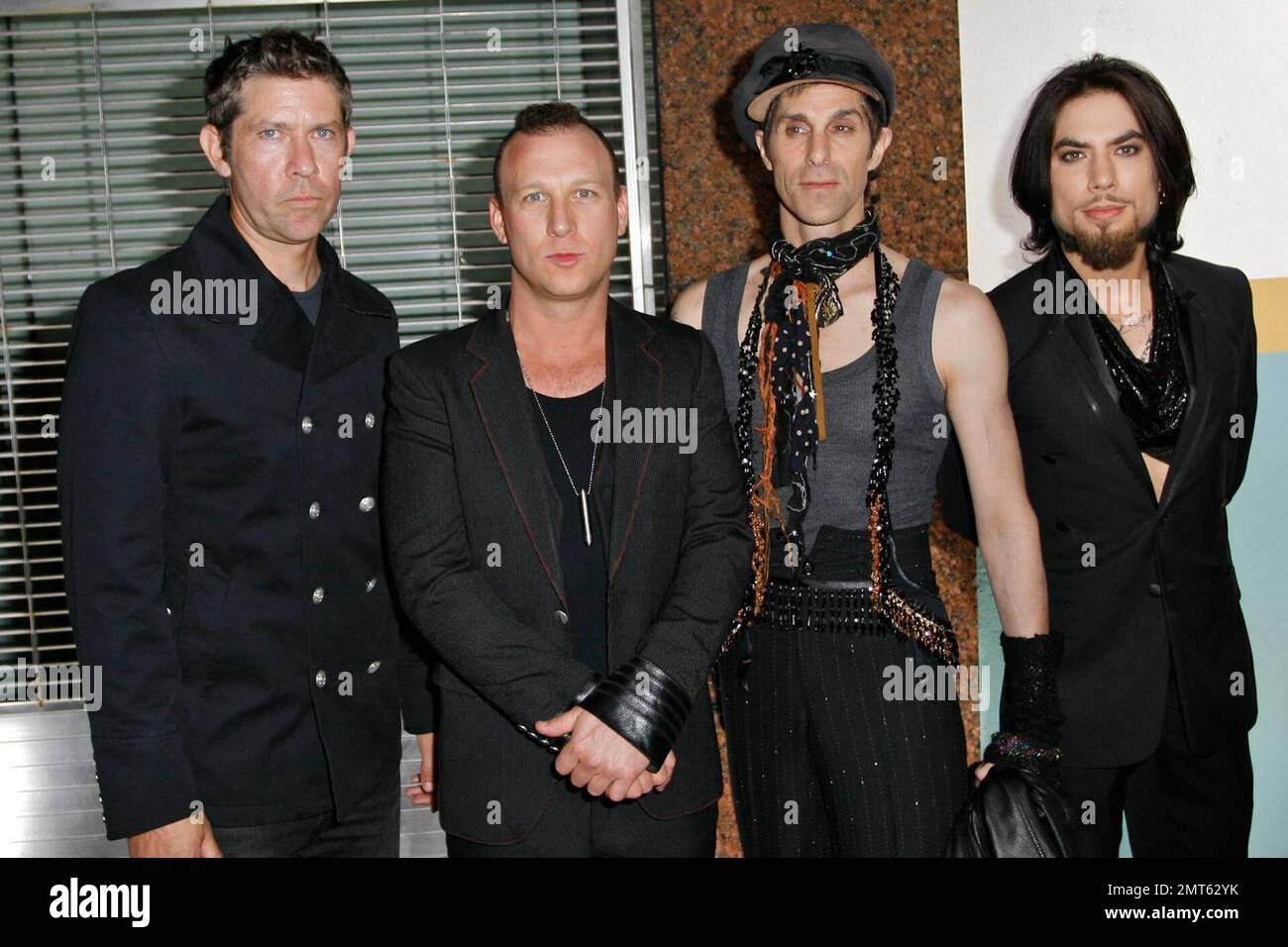 Jane's Addiction with Dave Navarro, Perry Farrell, Stephen Perkins and Eric Avery arrive at NME ...