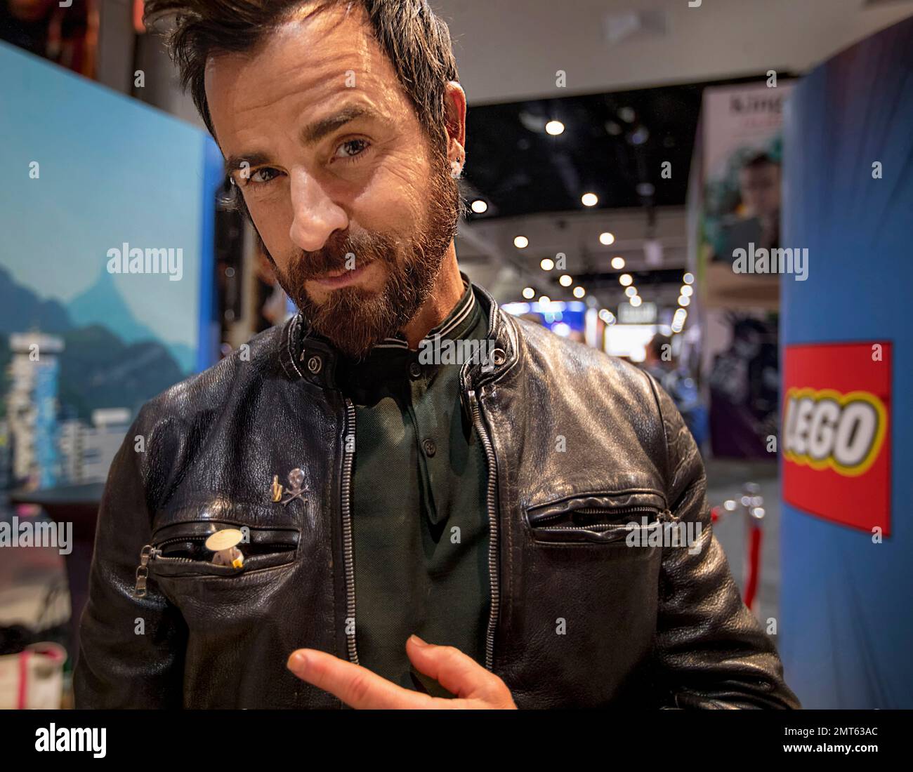 IMAGE DISTRIBUTED FOR LEGO SYSTEMS - Justin Theroux, star of The LEGO ...