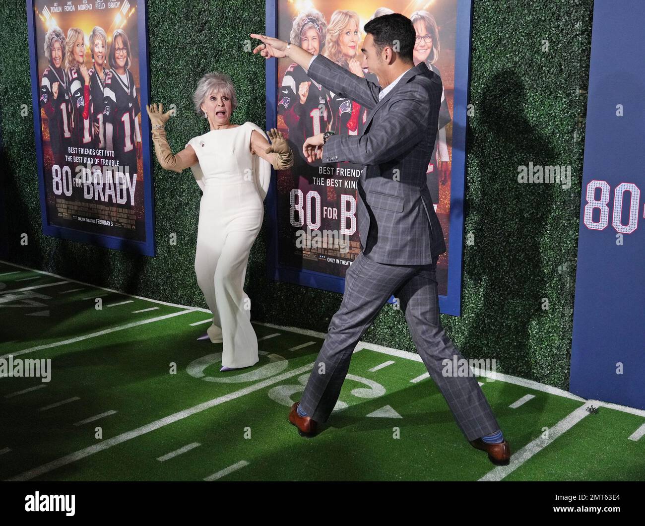 Westwood, CA January 31, 2023, (L-R) Rita Moreno and grandson Justin ...