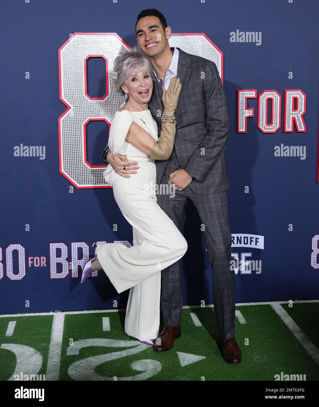 Los Angeles, USA. 31st Jan, 2023. (L-R) Rita Moreno and grandson Justin ...