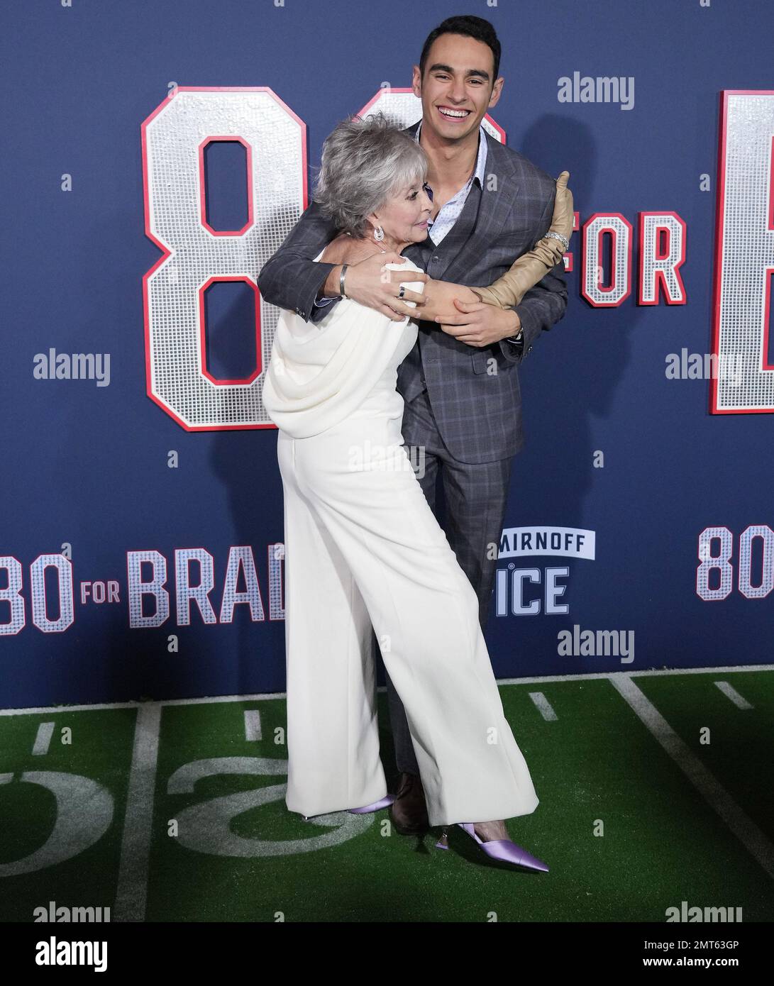 Los Angeles, USA. 31st Jan, 2023. (L-R) Rita Moreno and grandson Justin ...