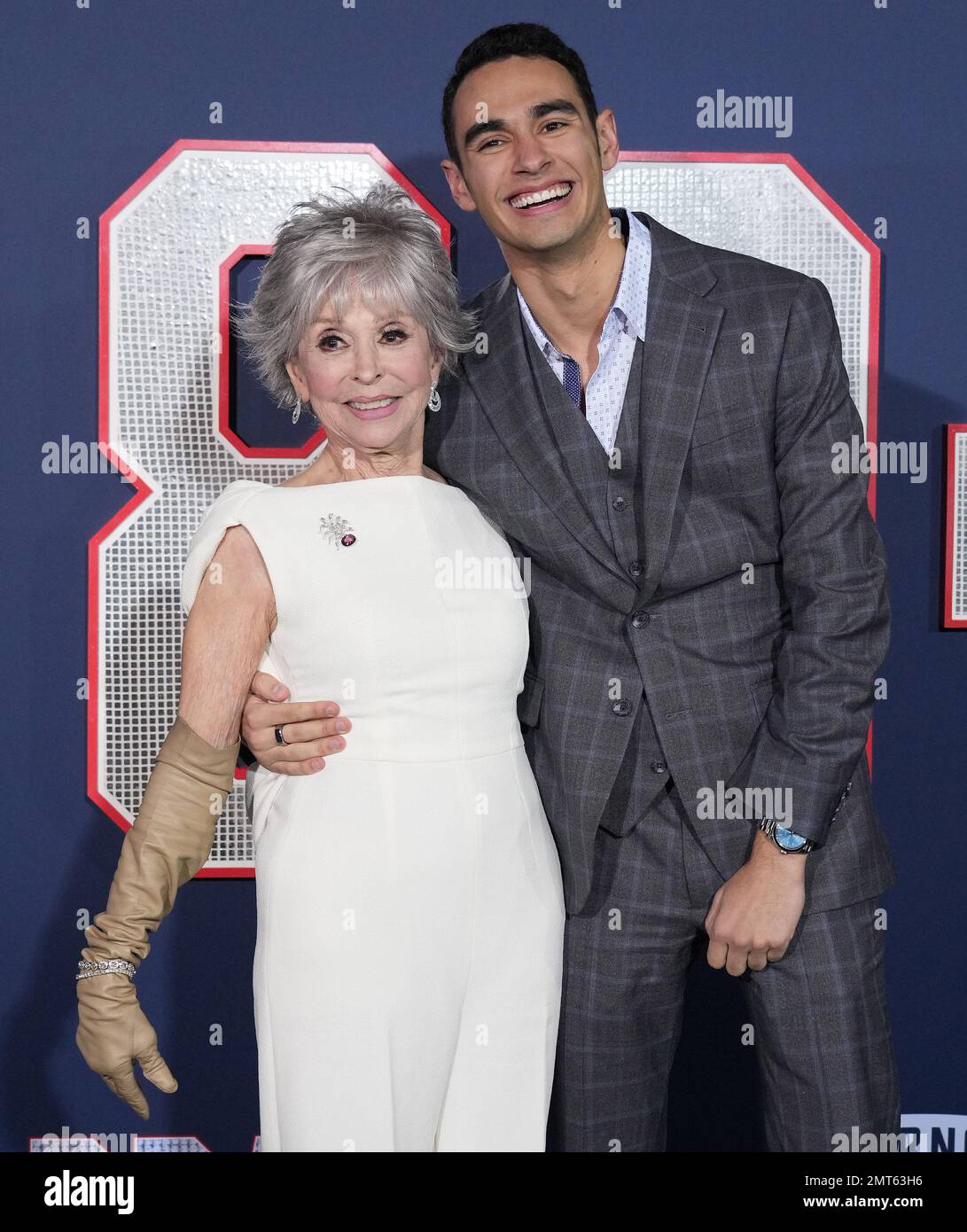Los Angeles, USA. 31st Jan, 2023. (L-R) Rita Moreno and grandson Justin ...