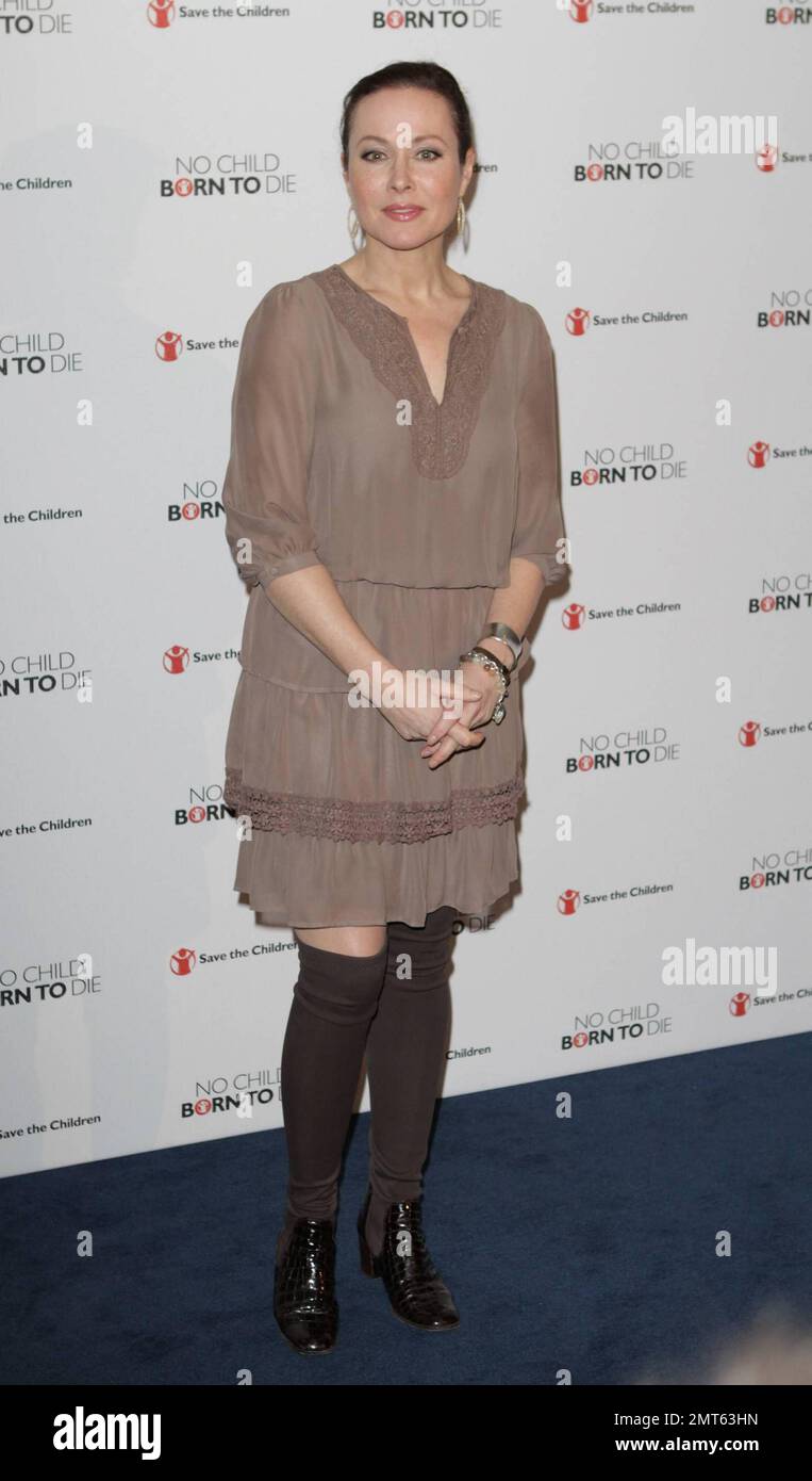 Amanda Mealing attends the launch of Save The Children's 2011 "No Child ...