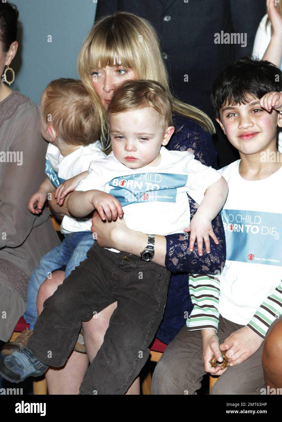 Edith Bowman has her hands full at the launch of Save The Children's ...