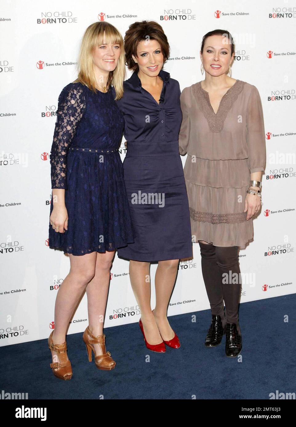 Edith Bowman, Natasha Kaplinsky and Amanda Mealing attend the launch of ...