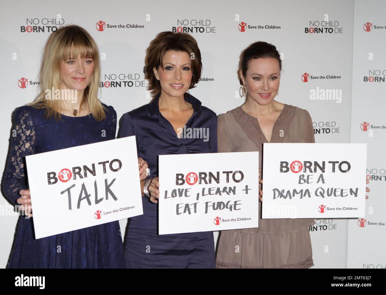 Edith Bowman, Natasha Kaplinsky and Amanda Mealing attend the launch of ...