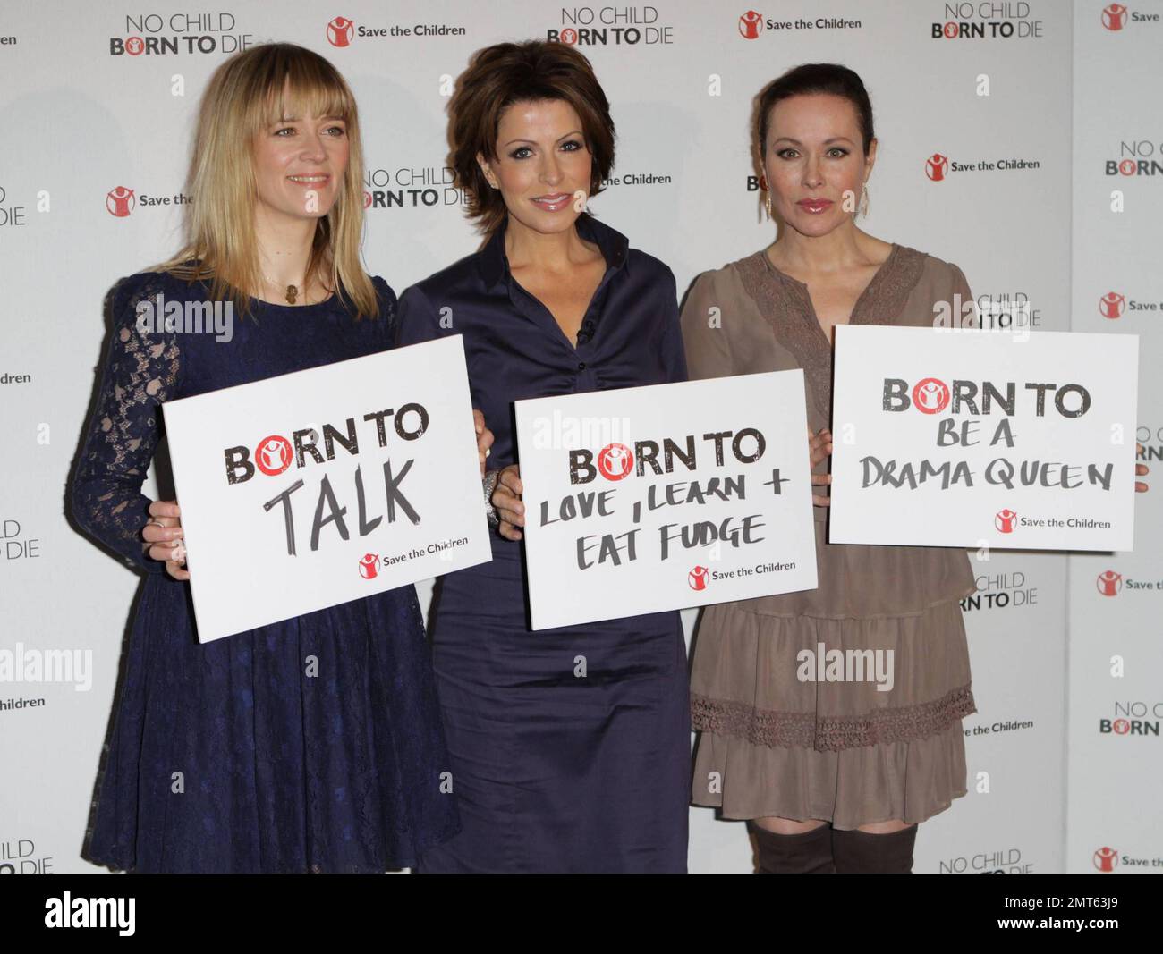 Edith Bowman, Natasha Kaplinsky and Amanda Mealing attend the launch of ...