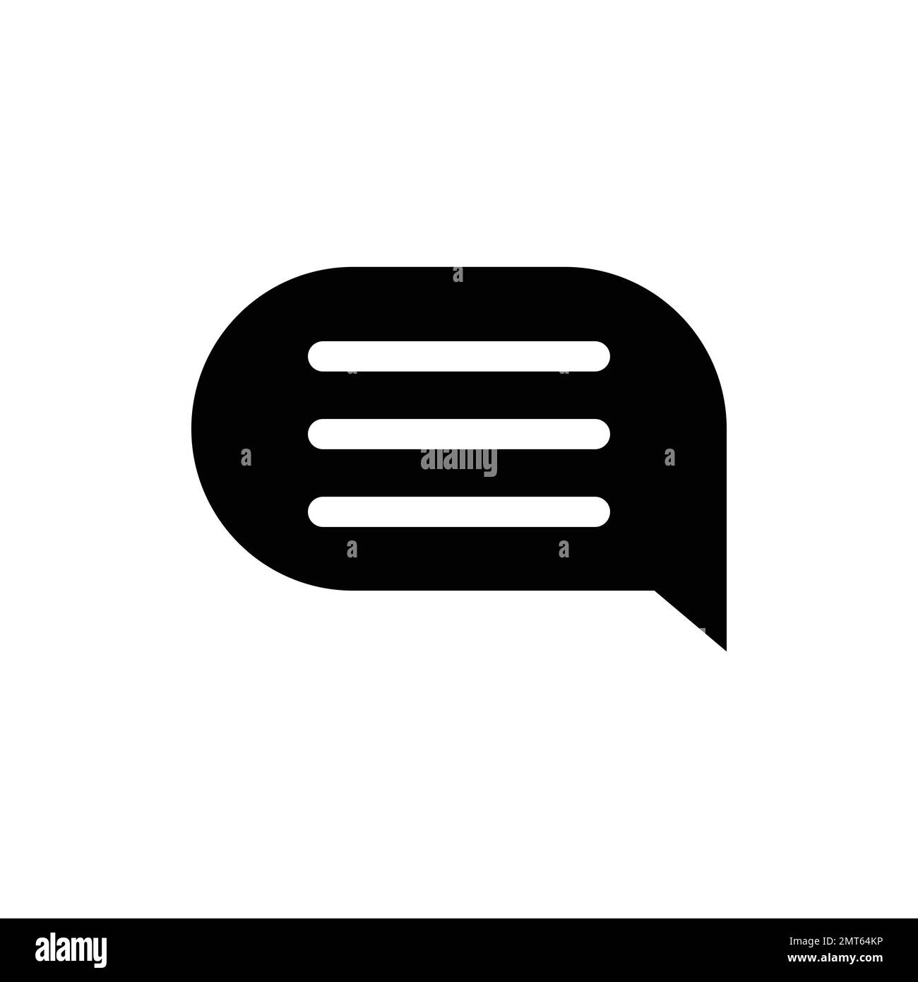 Chat icon symbol vector illustration Stock Vector Image & Art - Alamy