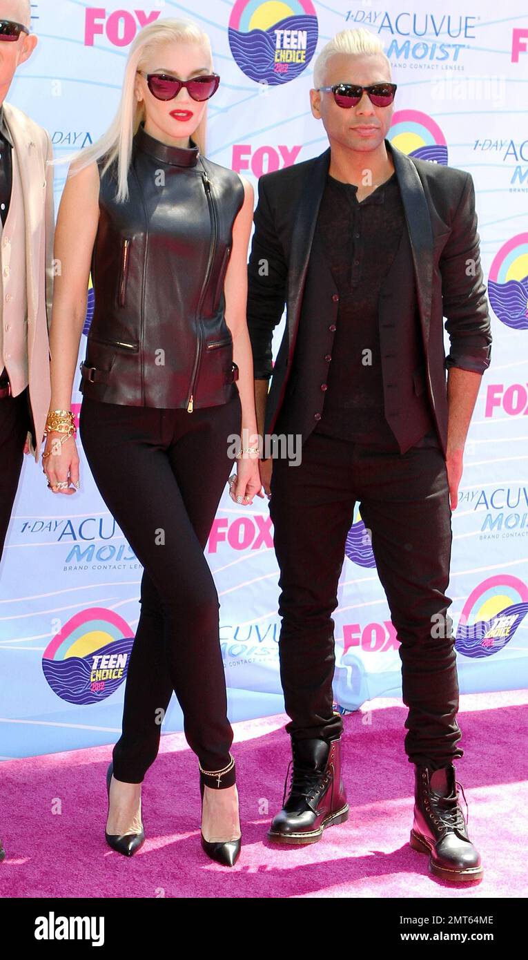 'No Doubt' appear together at the 2012 Teen Choice Awards at the Gibson ...