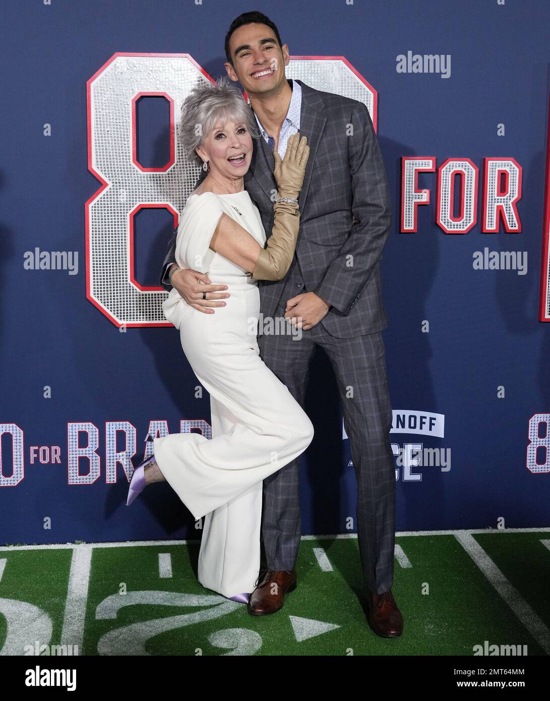 Los Angeles, USA. 31st Jan, 2023. (L-R) Rita Moreno and grandson Justin ...