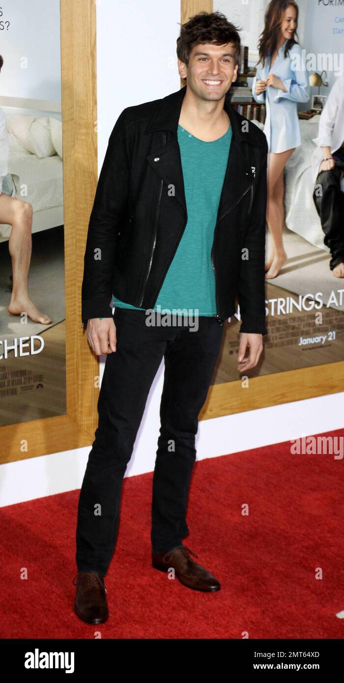 Colin Owens on the red carpet at the premiere of "No Strings Attached ...