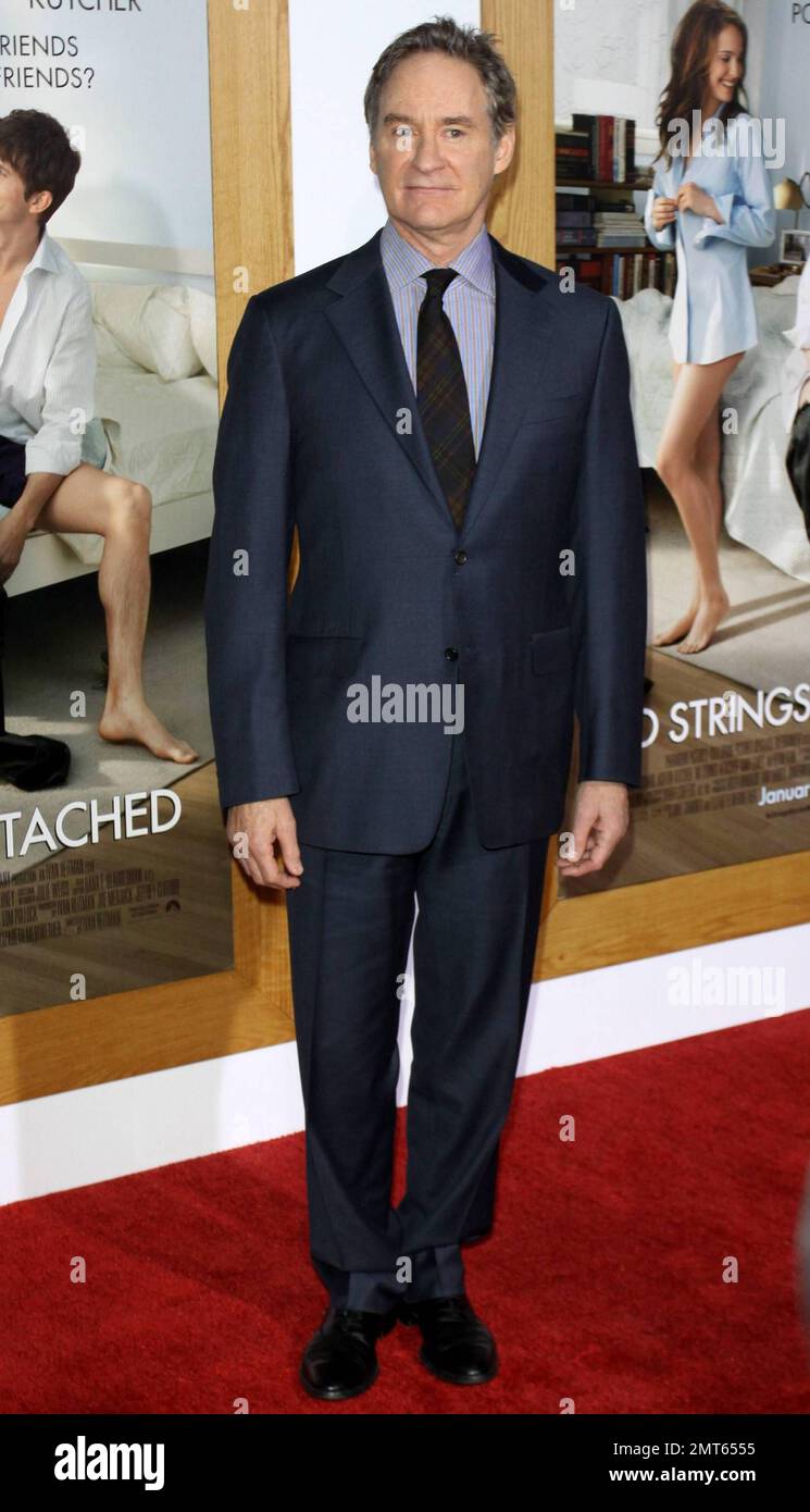 Kevin Kline on the red carpet at the premiere of "No Strings Attached" held at Regency Village ...