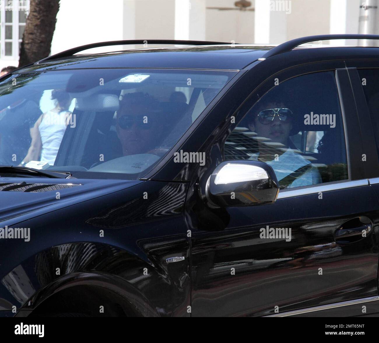 EXCLUSIVE!! Noah Becker is seen here driving his dad, Boris Becker, for ...
