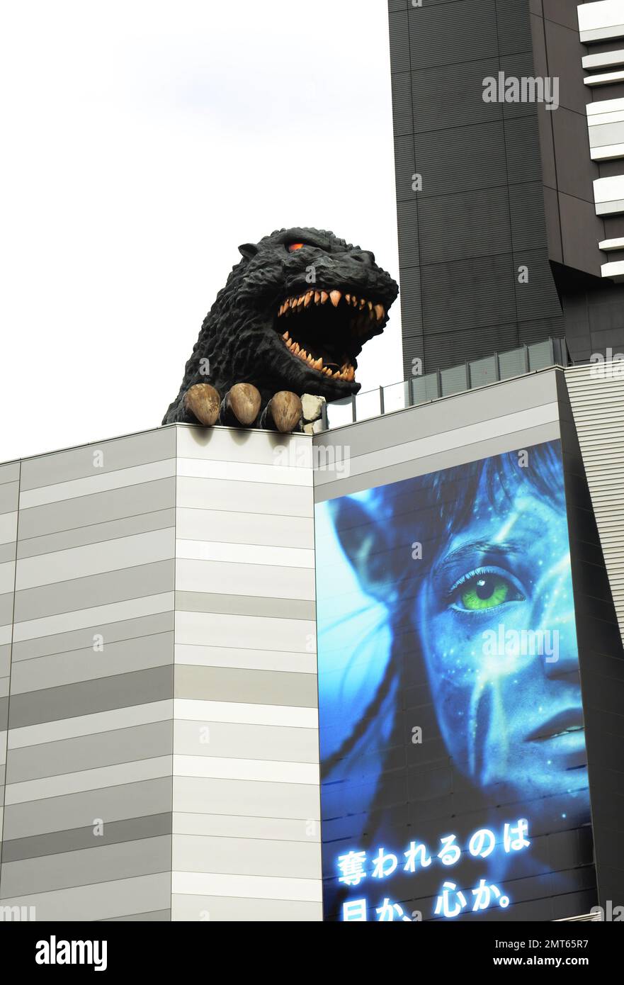 Toho Cinema Godzilla Kabukicho in Shinjuku, Tokyo, Japan Stock Photo - Alamy