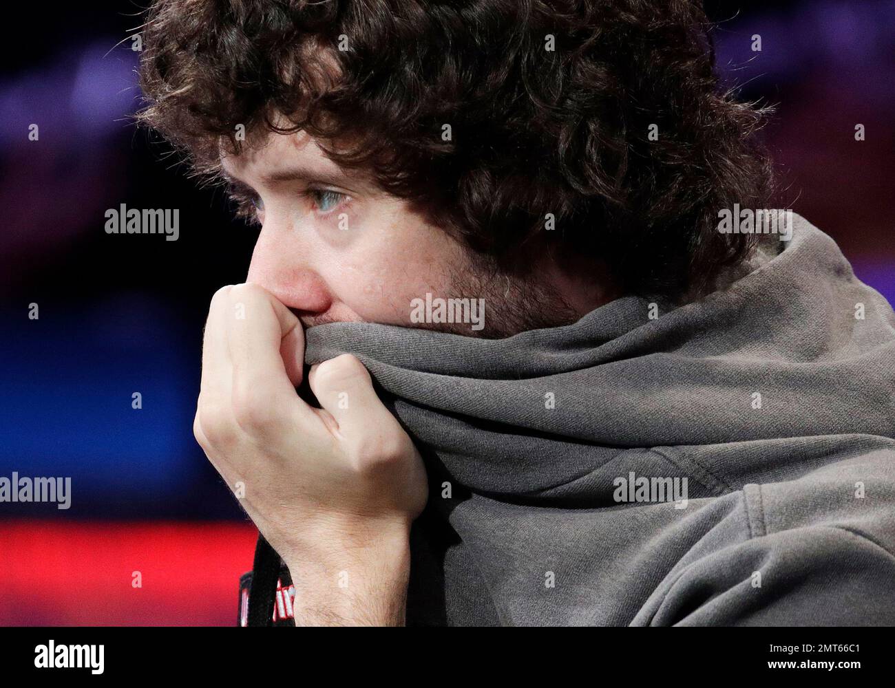 Dan Ott competes at the final table during the World Series of Poker ...