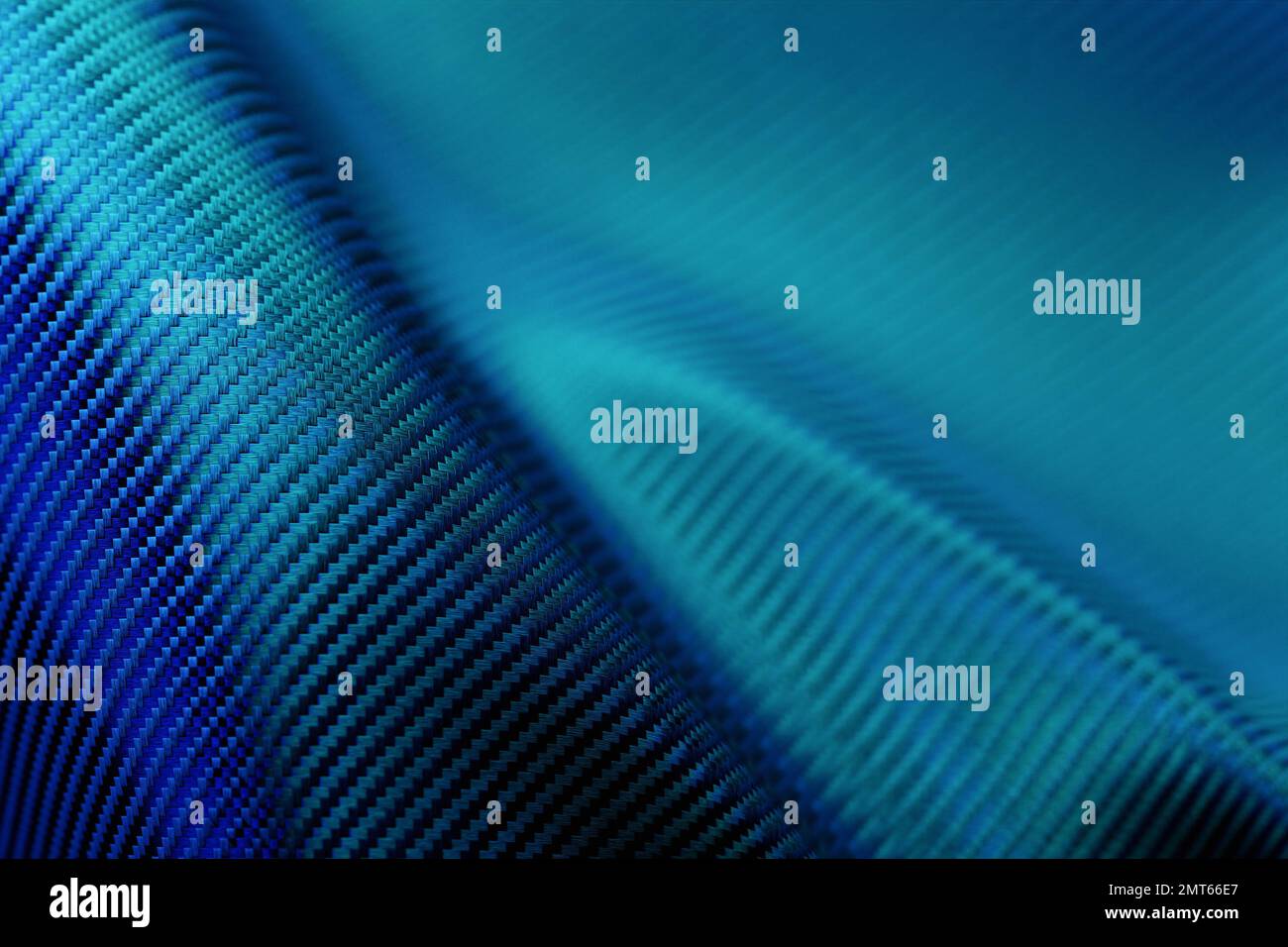3D illustration of the blue carbon fabric design element. Close up of ...
