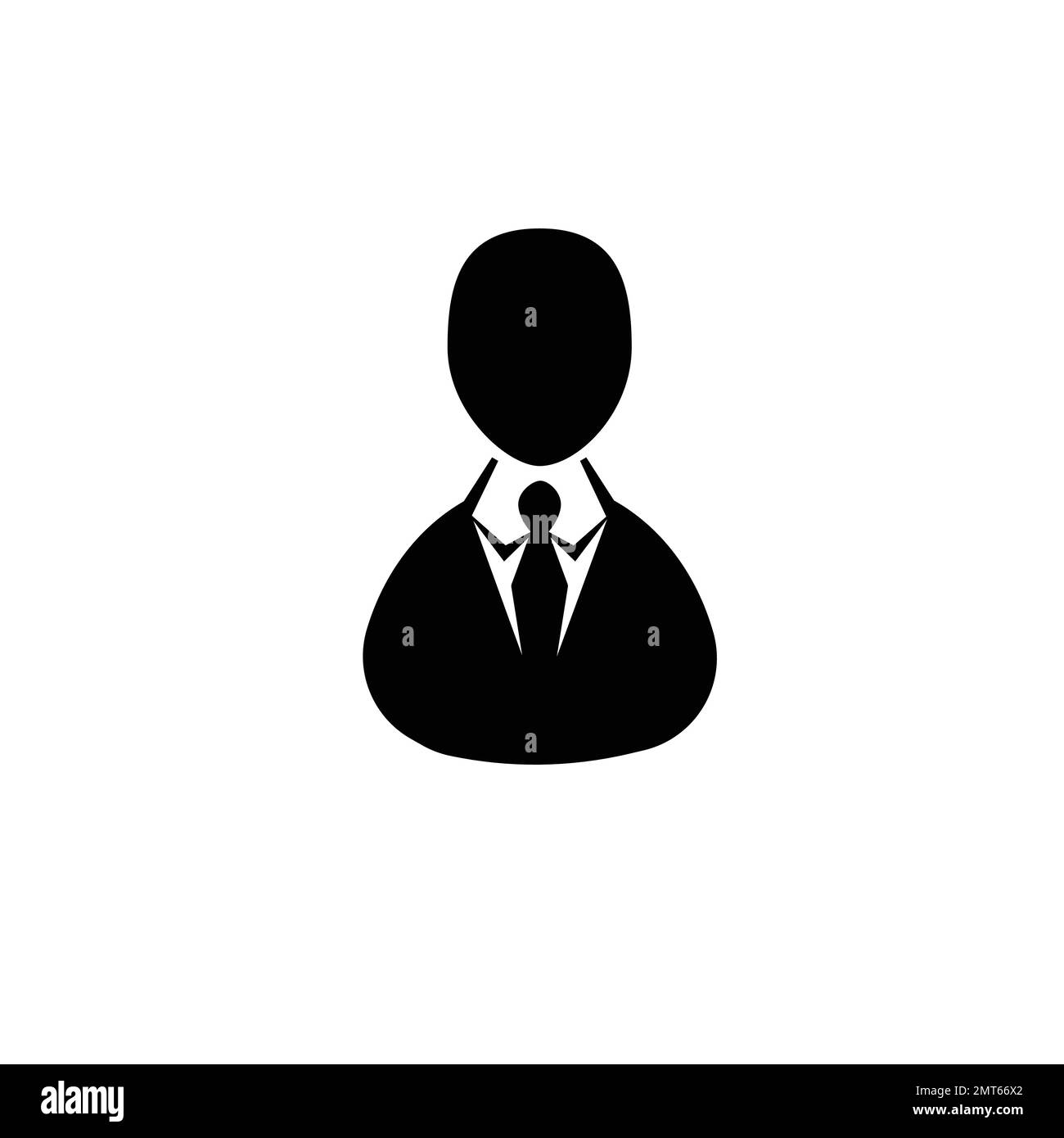 User Icon in trendy flat style isolated on grey background. User symbol ...