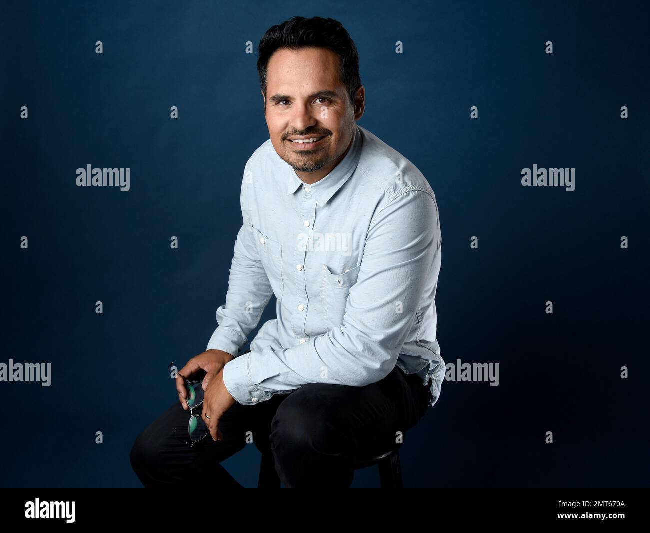 Michael Peña poses for a portrait to promote the film "The LEGO Ninjago ...