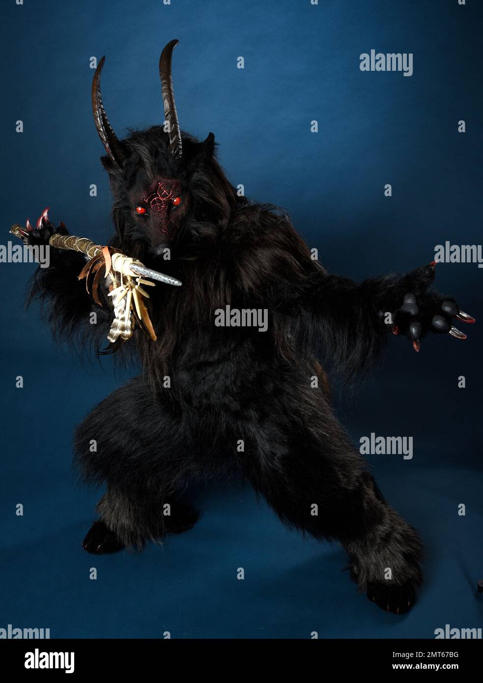 David Benaron, dressed as Heuler, poses for a portrait on day two of ...