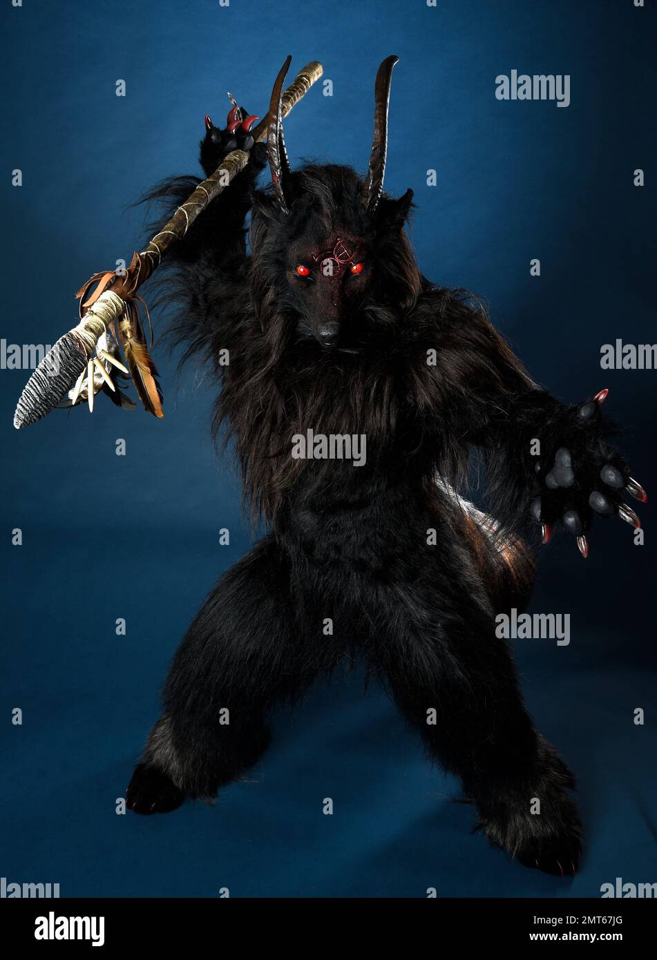 David Benaron, dressed as Heuler, poses for a portrait on day two of ...